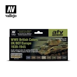Vallejo Kriegsmarine WWII German Colors Paint Set | Mark Twain Hobby Center
