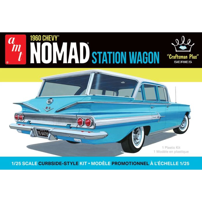 AMT 1/25 Scale 1960 Chevy Nomad Station Wagon Craftsman Plus Model Kit ...