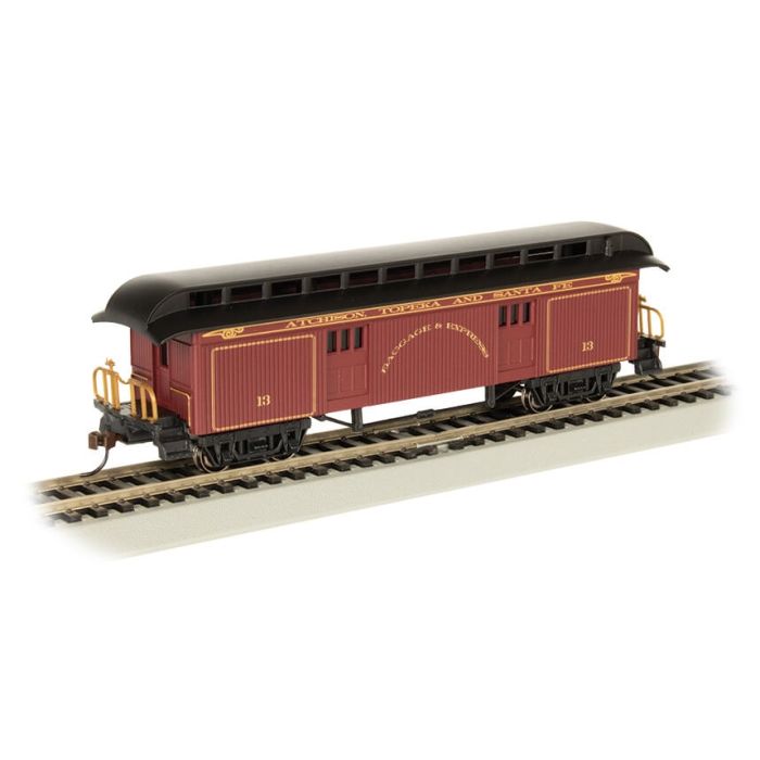 Bachmann HO Scale Baggage Car (1860-80 Era) - Sante Fe | Mark Twain ...