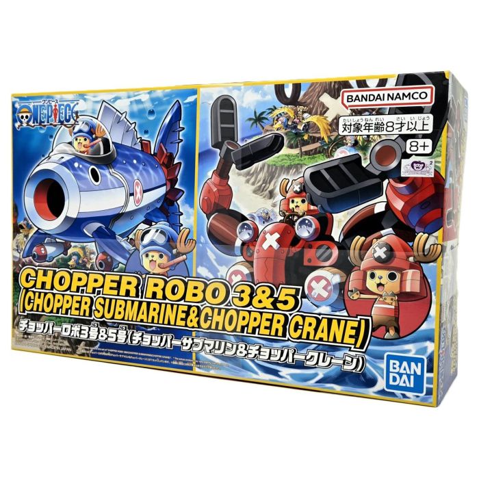 One Piece Chopper Robo 03 Chopper Submarine & 05 Chopper Crane Plastic ...