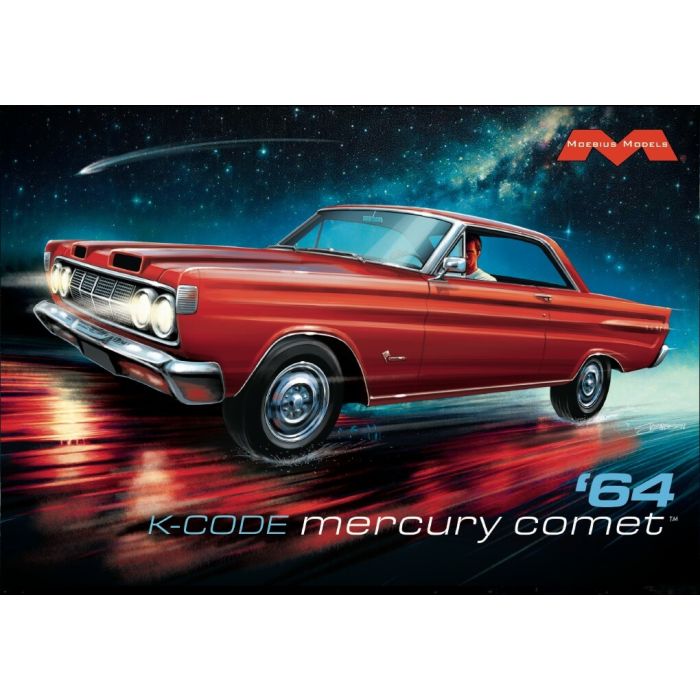 Moebius 1/25 Scale 1964 Mercury Comet K-Code Plastic Model Kit 2750 ...