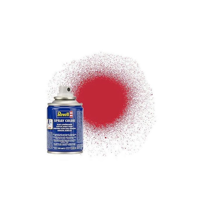 Revell Carmine Red Matt Acrylic Spray Paint | Mark Twain Hobby Center